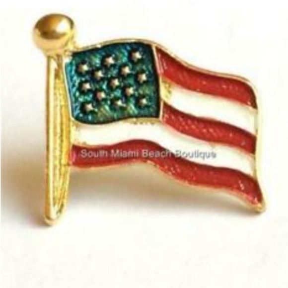 Jewelry | 4 Usa American Flag Pin Brooch Enamel Patriotic | Poshmark